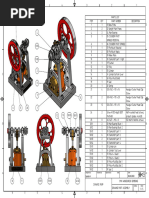 001piston Engine Assembly Drawing PDF | PDF | Piston | Vehicle Parts