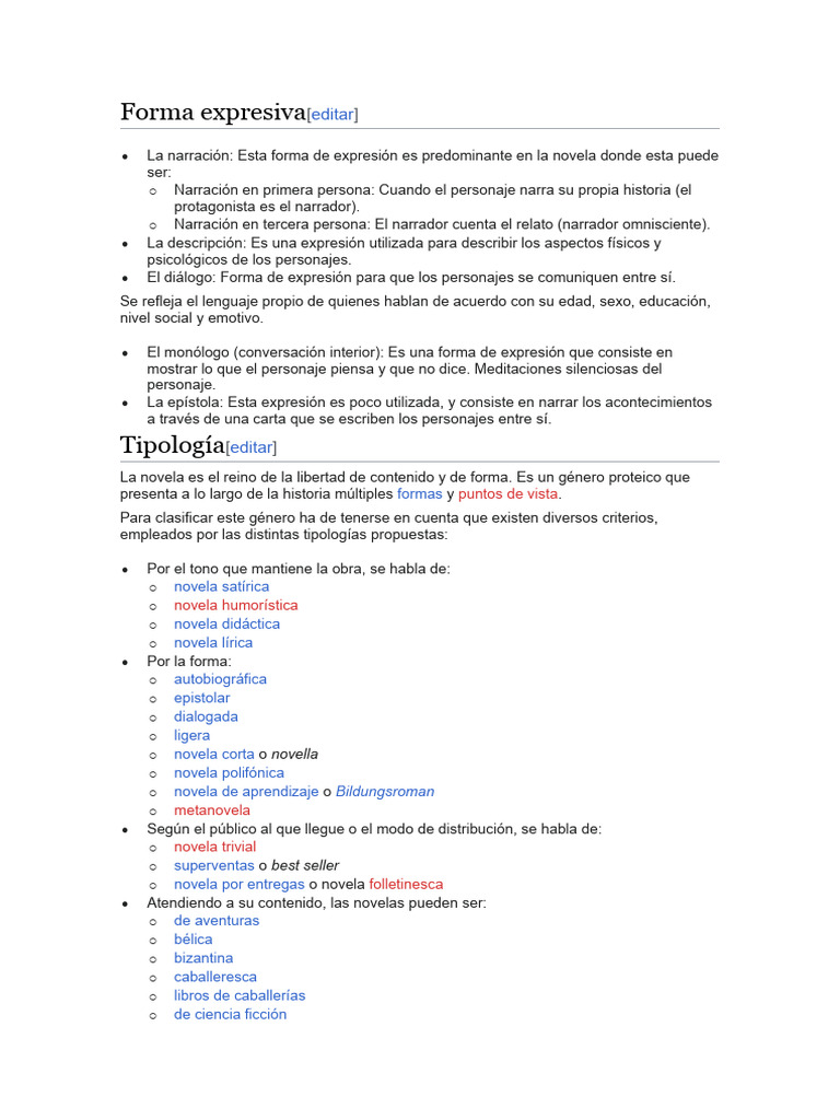 Forma Expresiva | PDF | Novelas | Realismo literario
