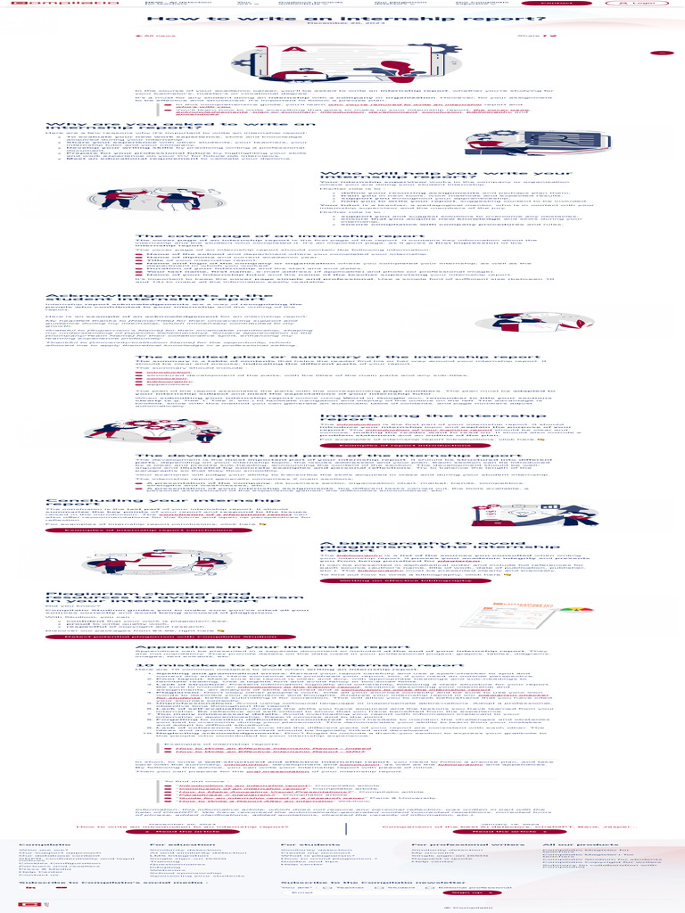 Internship Report Writing Guide | PDF | Internship | Job Hunting