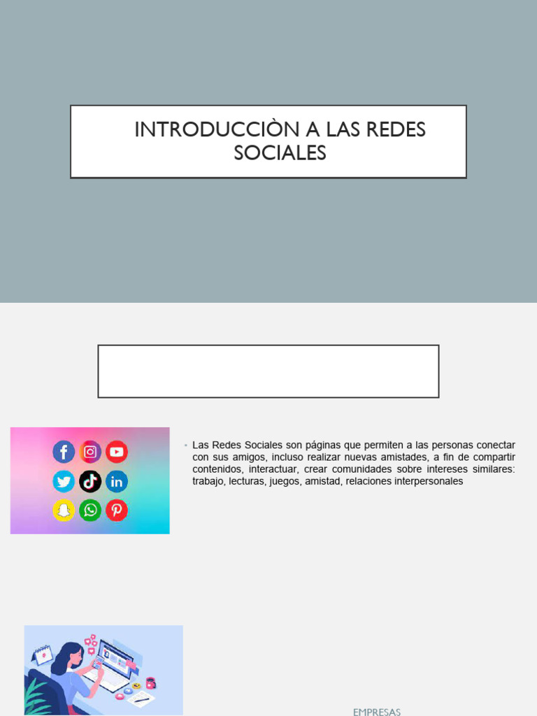 Introducciòn A Las Redes Sociales | PDF | Marca | Servicio de redes sociales