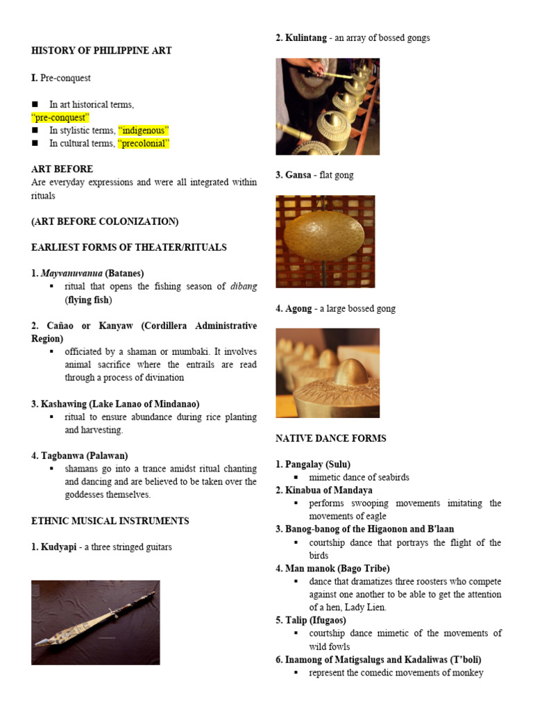 Mayvanuvanua Dance and Philippine Art | PDF