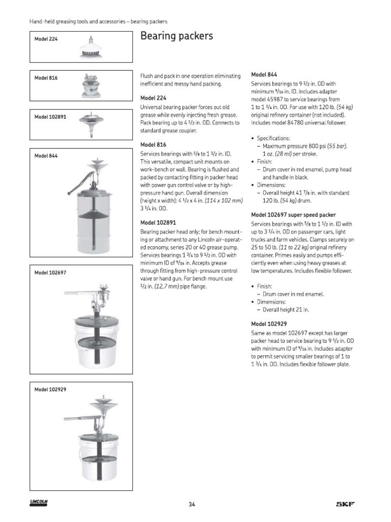 Bearing Packer | PDF