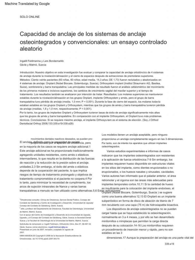 Feldmann 2008 | PDF | Medicina CLINICA