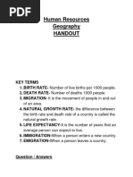 Human Resources Class 8 Ncert Notes | PDF | Mountains | Desert