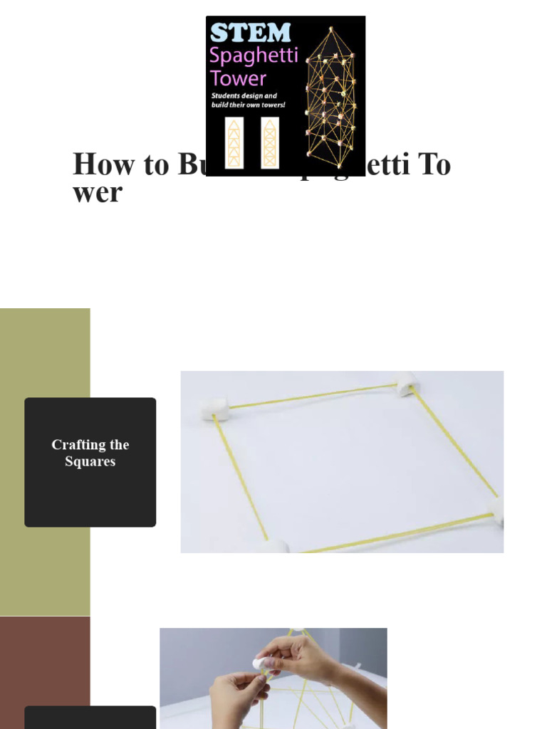 How To Build A Spaghetti Tower | PDF