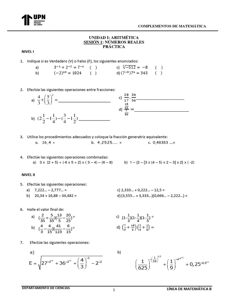 S1 - Ejercicios de Práctica | PDF
