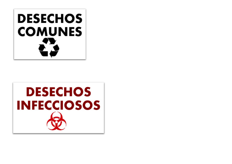 Letrero Desechos | PDF