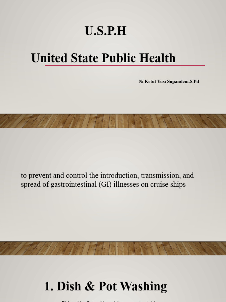 PPT USPH | PDF | Food And Drink