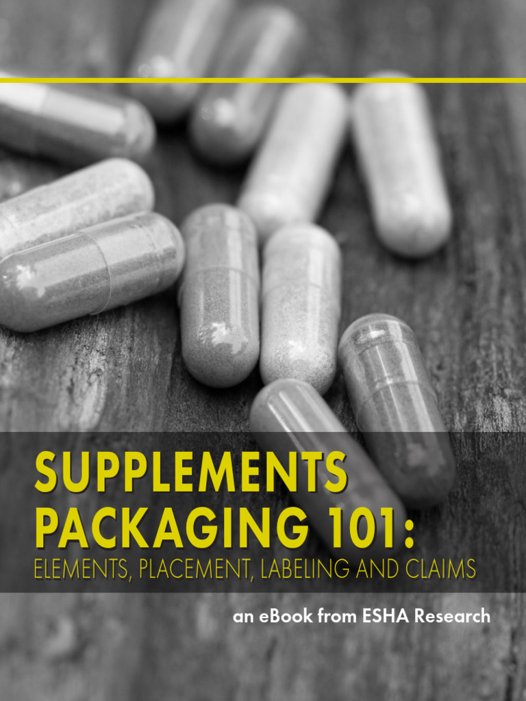 Supplements Labeling Ebook | PDF | Dietary Supplements | Fat