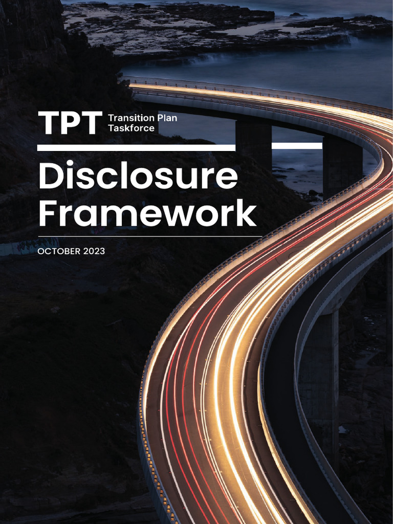 TPT Disclosure Framework Overview | PDF | International Financial ...