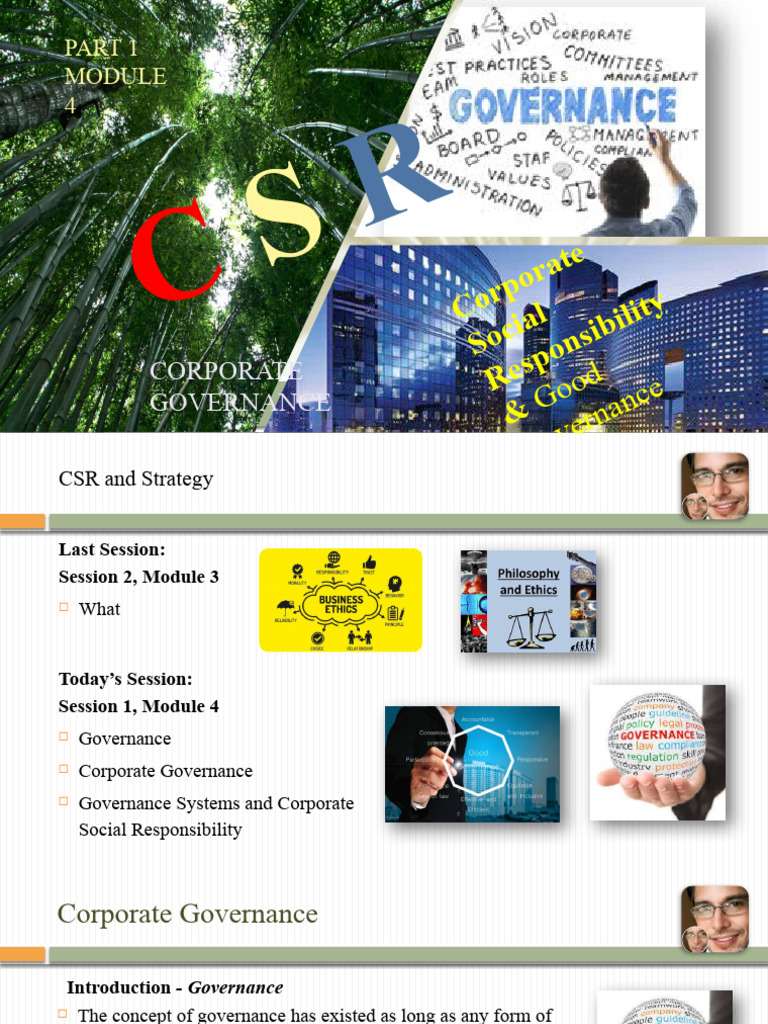 CSR Governance PPT Module 4 Slides 92 To 115 | PDF | Governance | Sustainability
