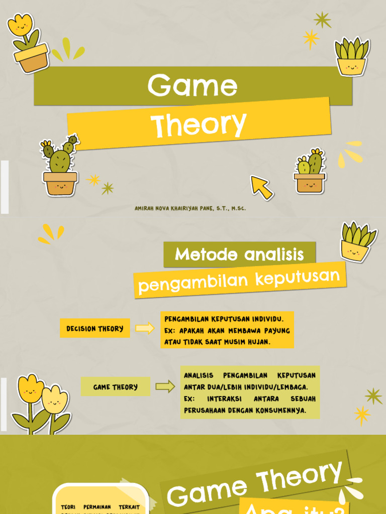 5&6. Game Theory | PDF