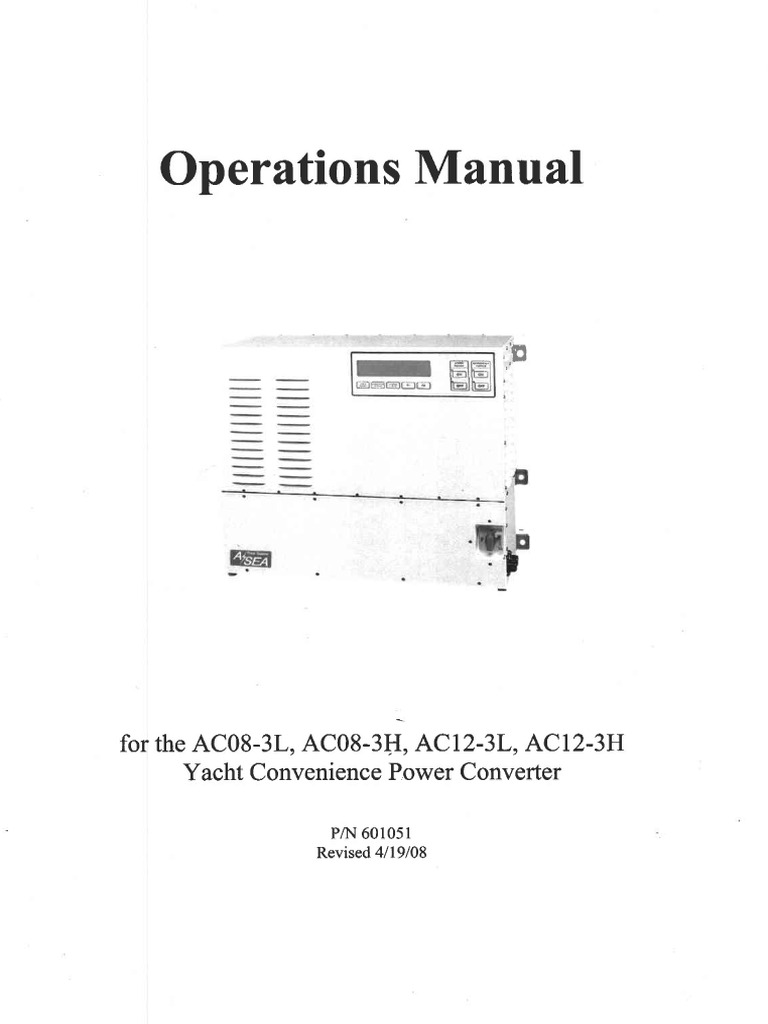 Asea_PowerConverterAC08_OM | PDF