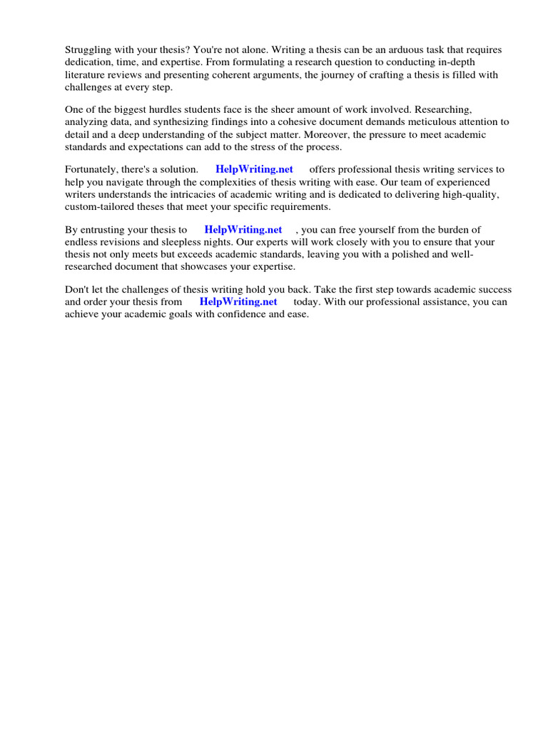 Thesis Aim Example | PDF | Goal | Thesis