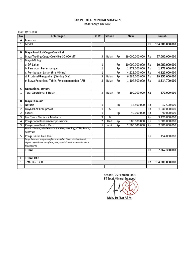 RAB - Mining Trading TMS | PDF