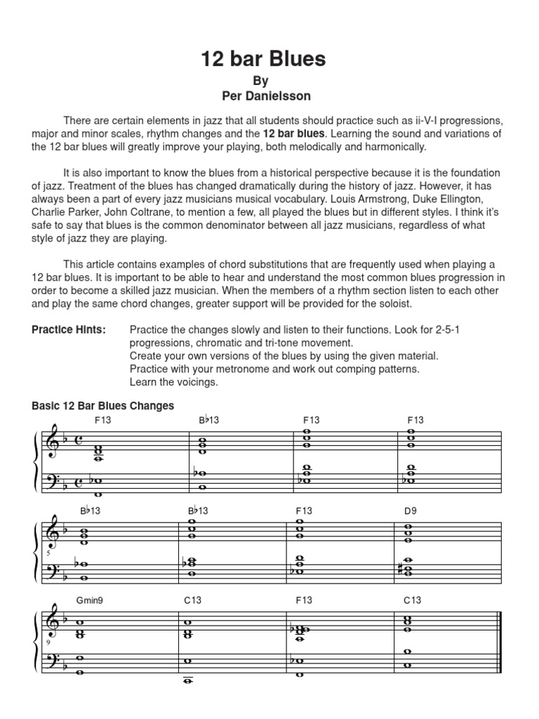12 Barblues | PDF | Jazz | Blues