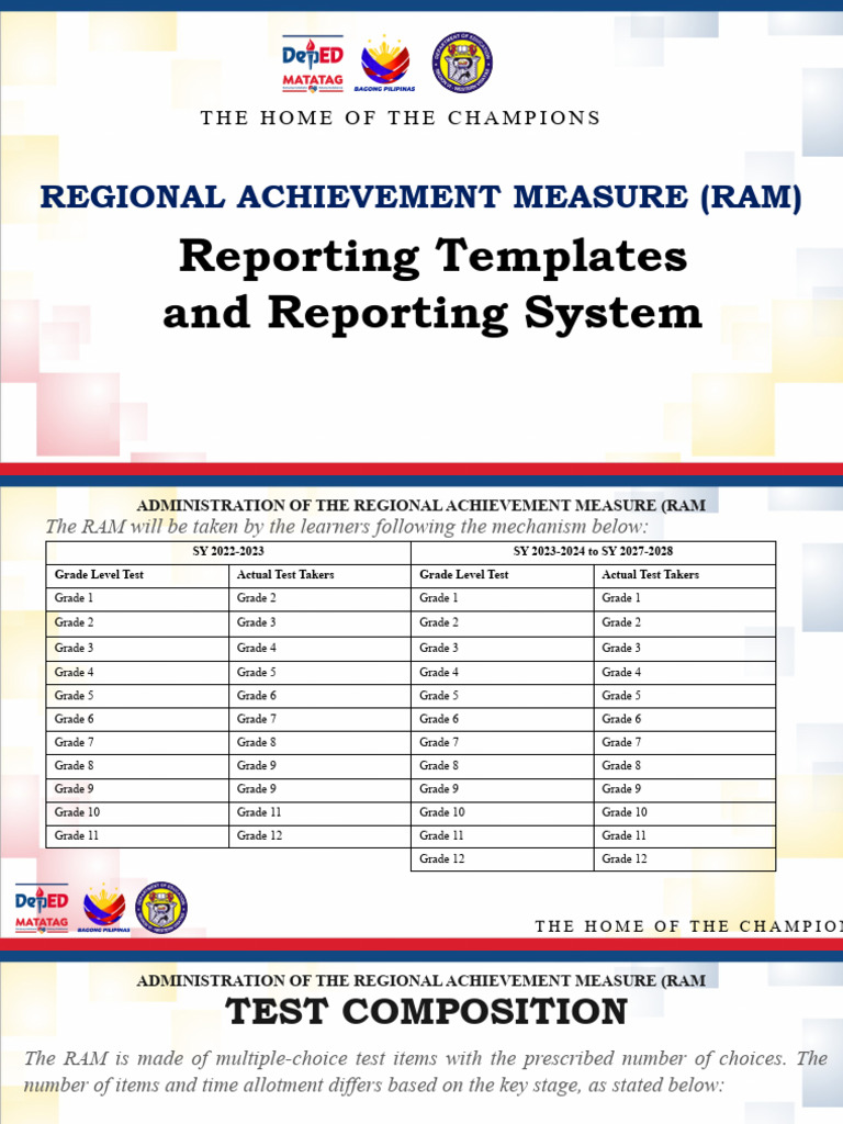 RAM Reporting System | PDF | Middle Schools | Educational Stages
