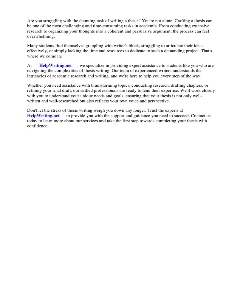 Thesis Recommendations Sample | PDF | Thesis | Essays