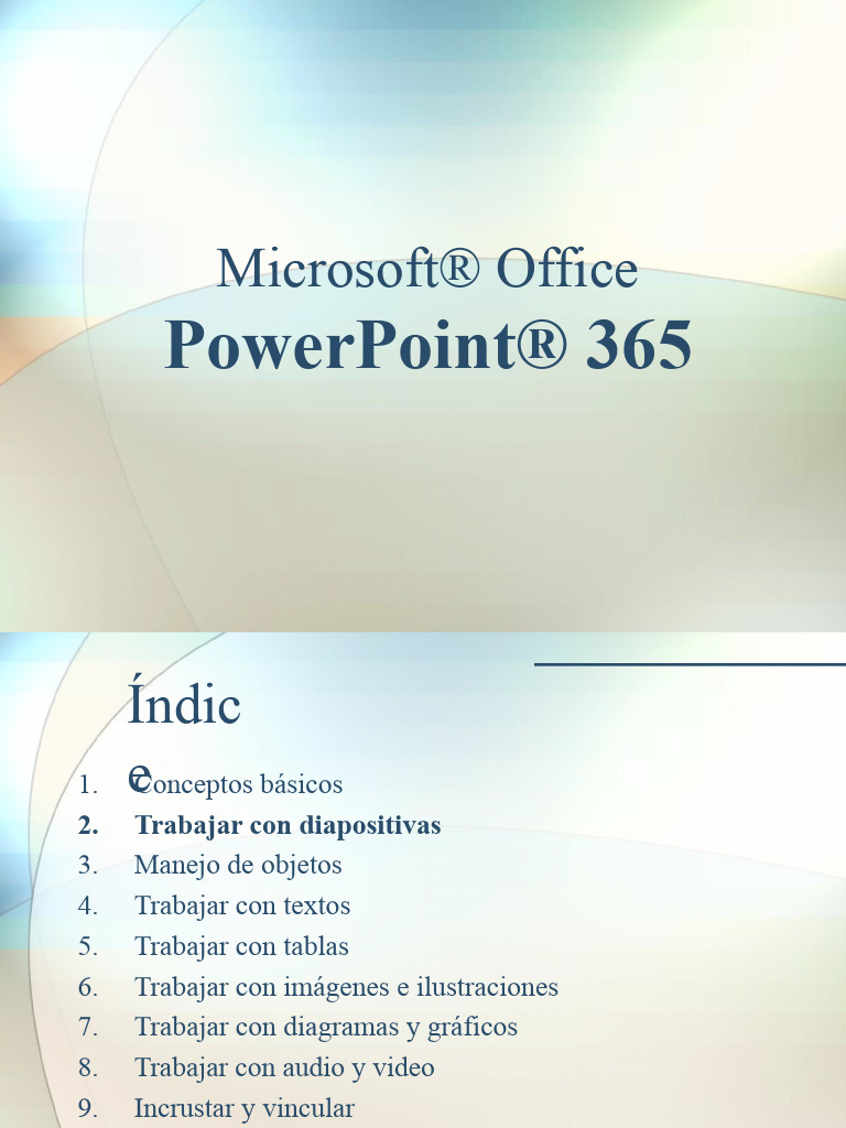 Trabajar Con Diapositivas | PDF | Microsoft PowerPoint | Software