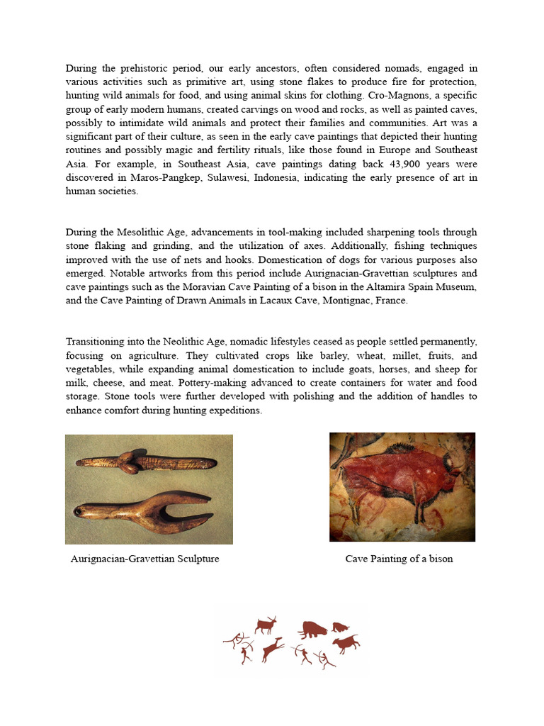 Prehistoric Art and Cultural Evolution | PDF