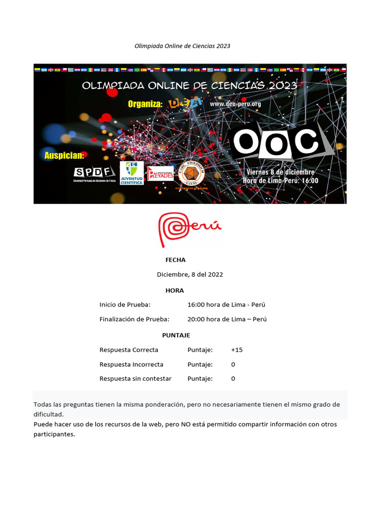 Ooc 2023 | PDF | Enlace químico | Ligando