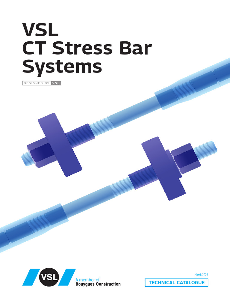 VSL CT Stress Bar Technical Overview | PDF | Prestressed Concrete ...