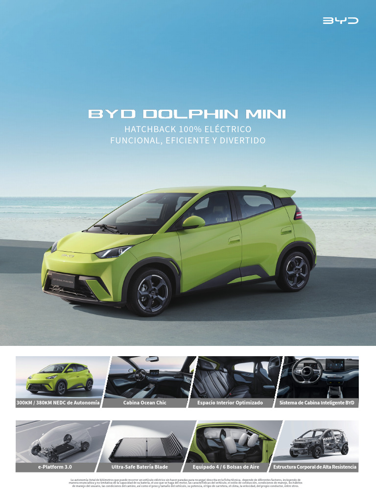 BYD DOLPHIN MINI Flyer ES MX 160224 - 2 | PDF | Airbag | Vehículos ...
