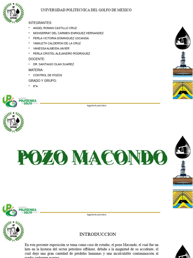 Caso Macondo | PDF | Horizonte de aguas profundas