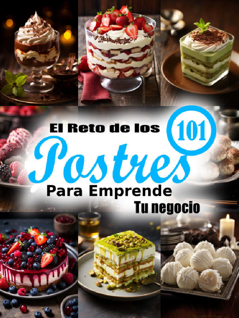 101 Recetas de Postres | PDF | Crema | Tarta de queso