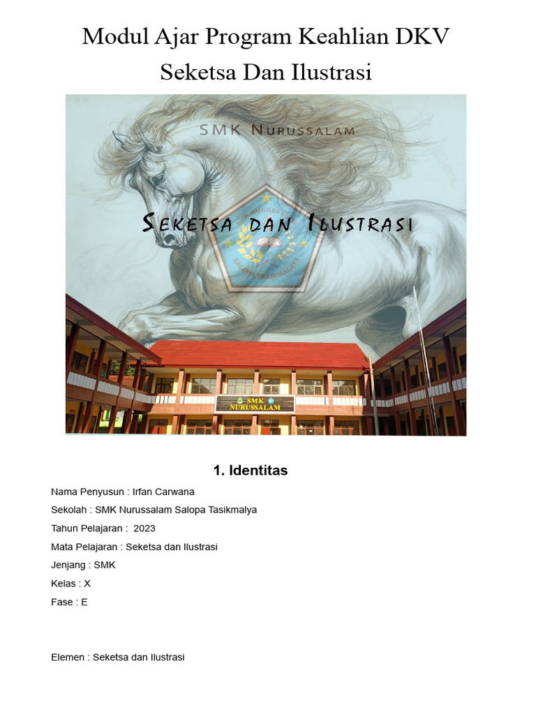 Modul Ajar DKV Seketsa Dan Ilustrasi Rev 1 | PDF