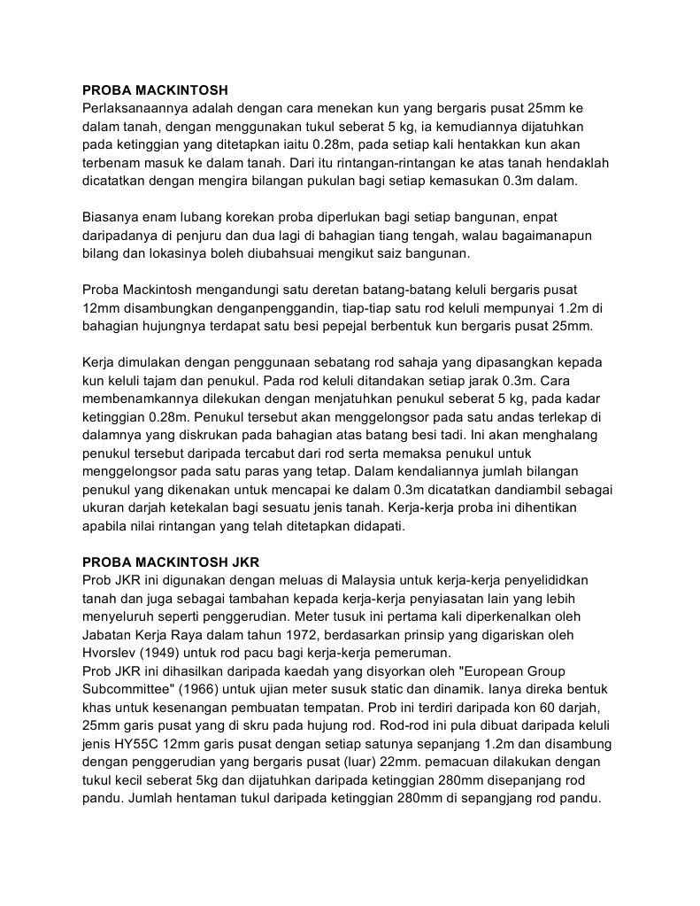 Proba Mackintosh Pdf