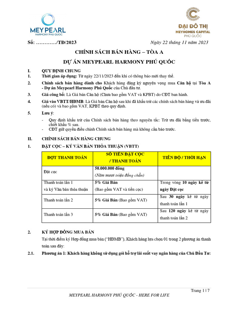 (Gửi) MH - CSBH T11-23 - Khách Hàng | PDF