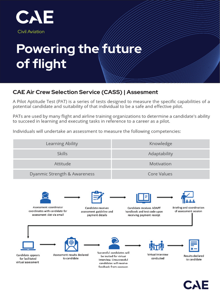 CASS Brochure - Regular Integrated CPL Training Program | PDF | Reason ...