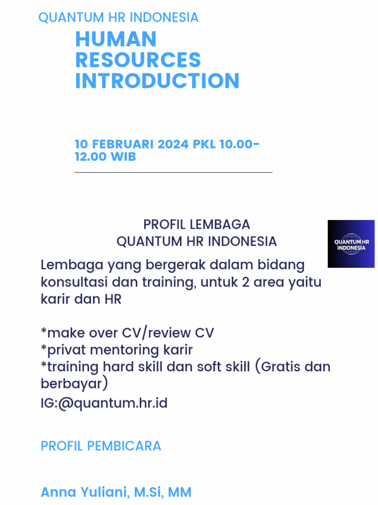 Human Resources Introduction | PDF | Human Resources | Employment