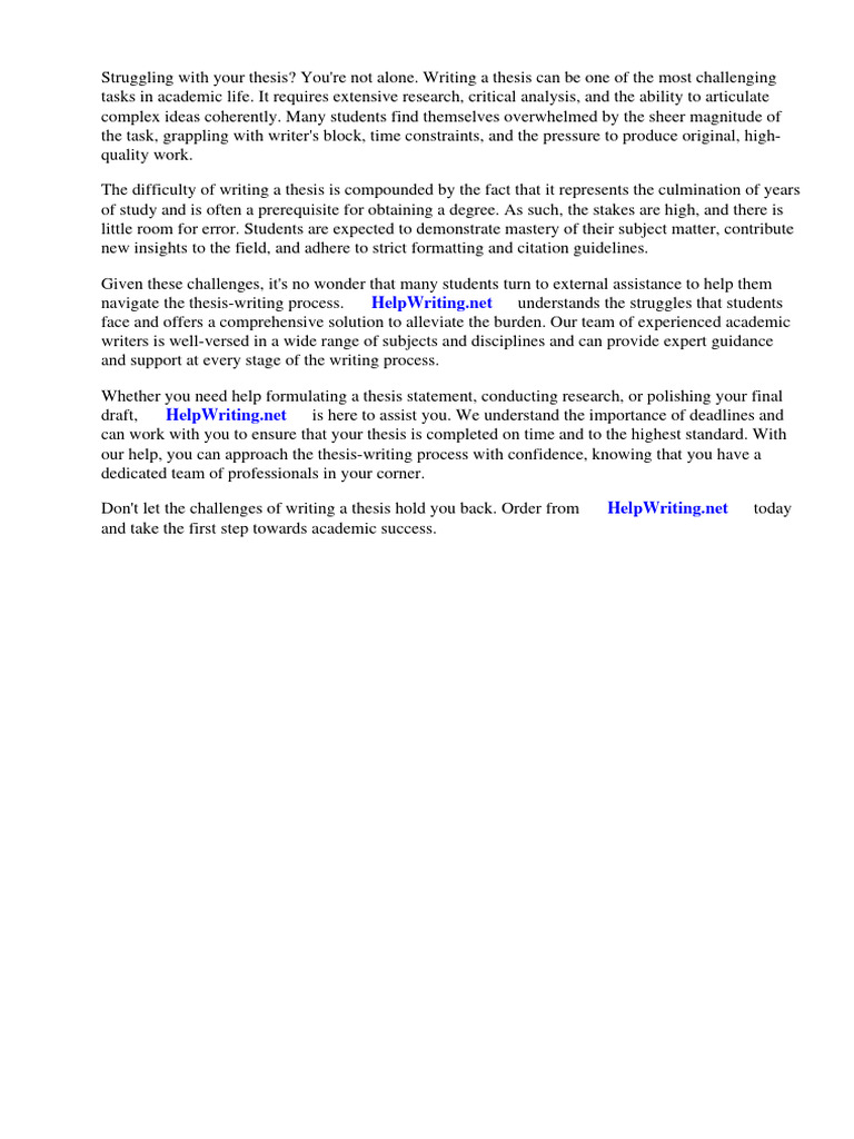 Thesis Central Idea | Download Free PDF | Essays | Thesis