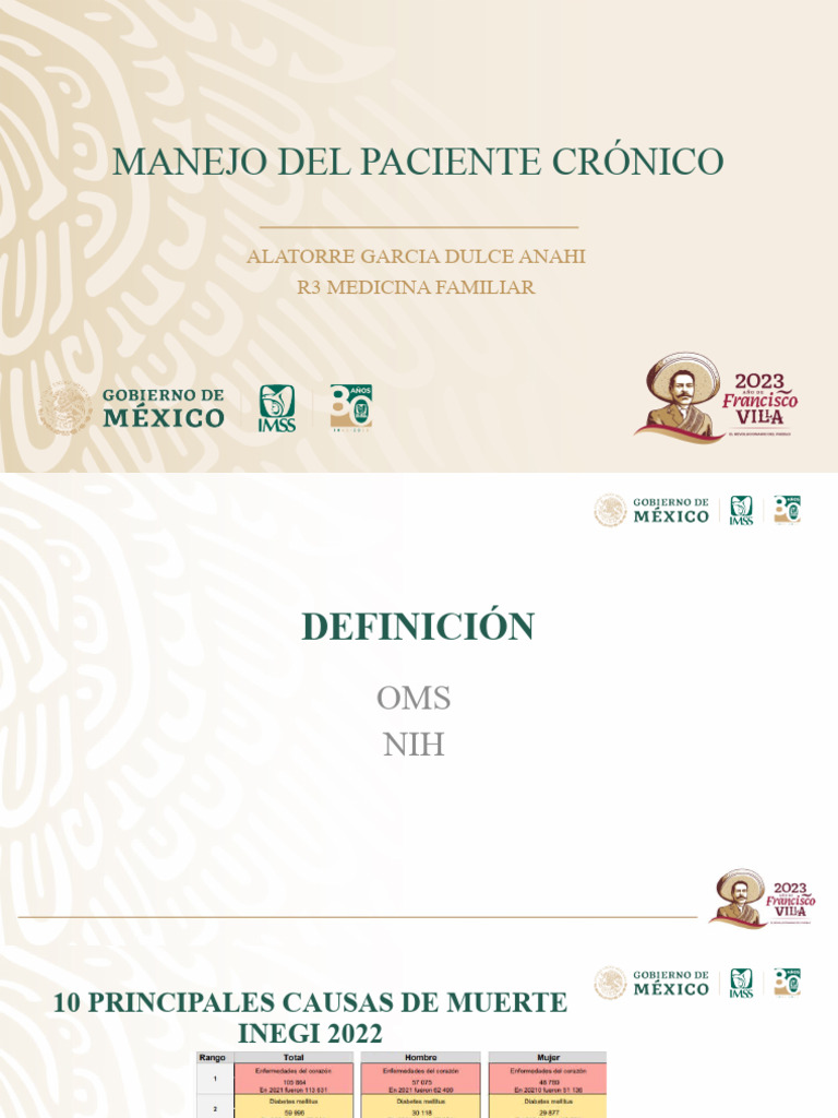 Paciente Cronico Bien | PDF | Condicion cronica | Cuidado de la salud