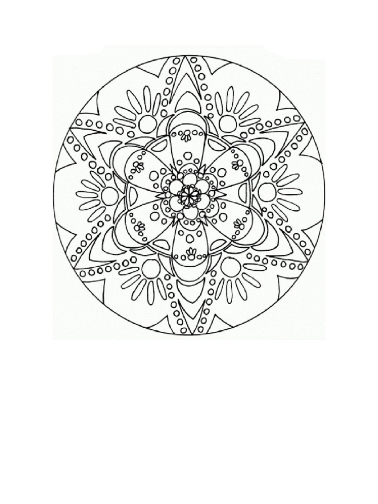 Mandalas para Imprimir Smile | PDF