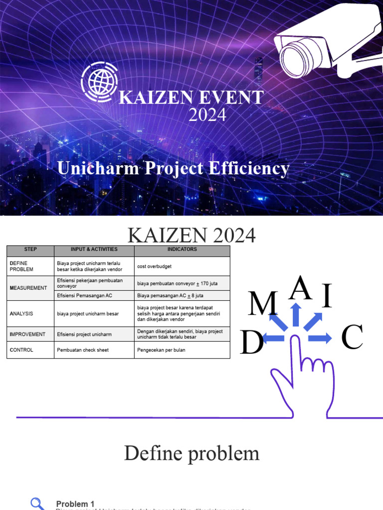 MT - Unicharm Project Efficiency | PDF