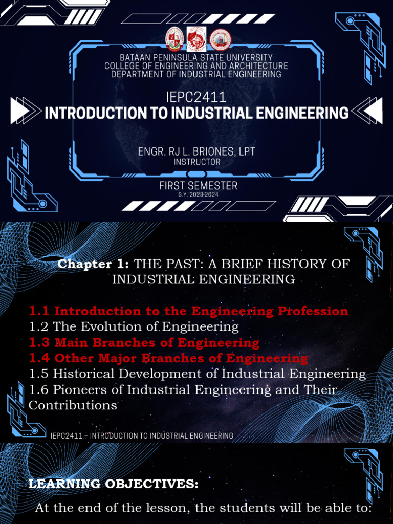 Lesson 1 Introduction To Industrial Engineering | PDF | Engineering ...