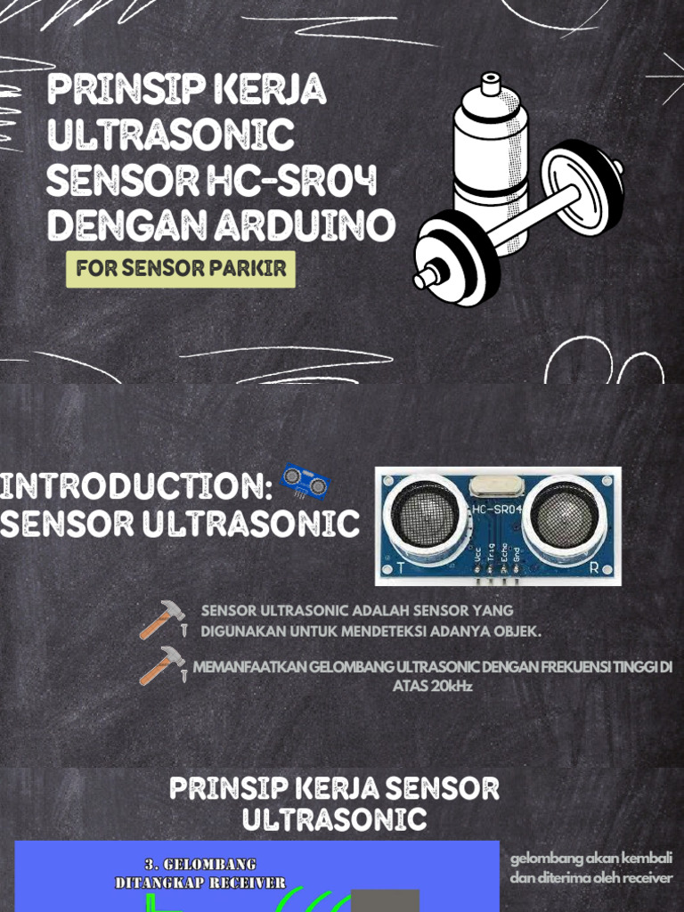 Sensor Parkir Ultrasonic Sensor HC-SR04 Dengan Arduino | PDF