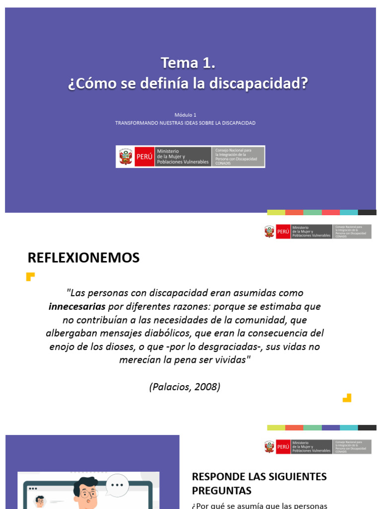 Módulo 1. Tema 1 | PDF | Invalidez