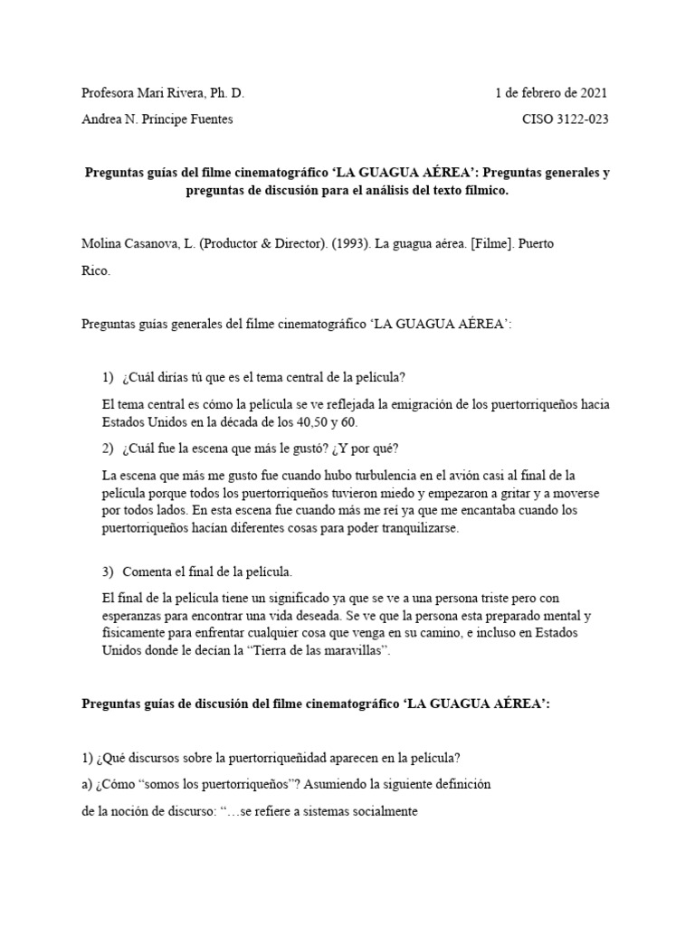La Guagua Aerea | PDF | Puerto Rico