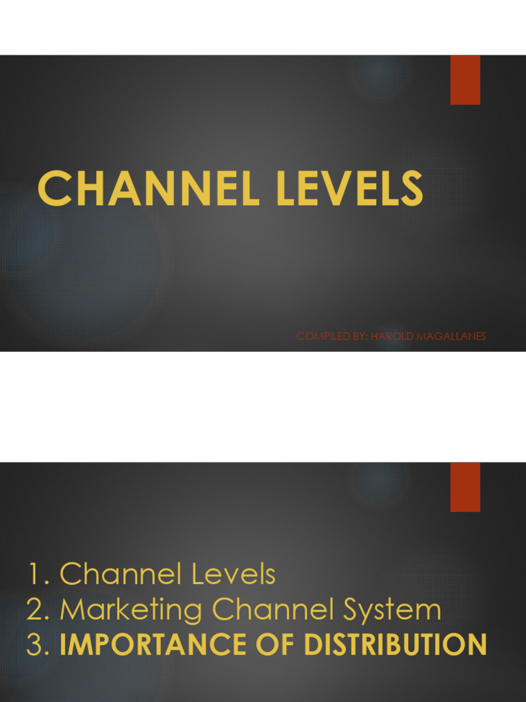 Module 3 - Channel Levels | PDF | Marketing | Retail