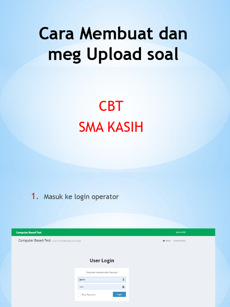 Cara Upload Soal CBT | PDF | Karier & Perkembangan | Komputer