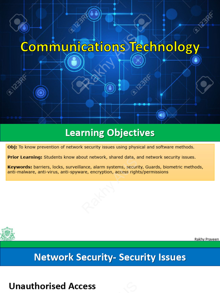 Chp 14.12 Network Security | PDF | Malware | Denial Of Service Attack