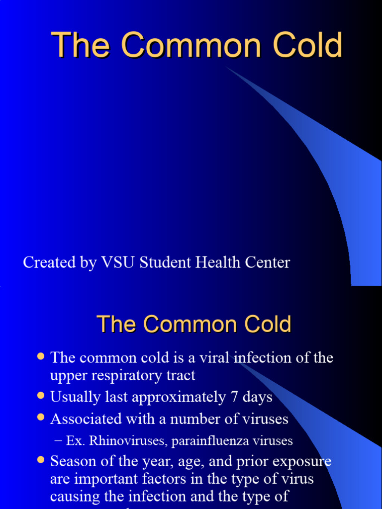 Cold | PDF