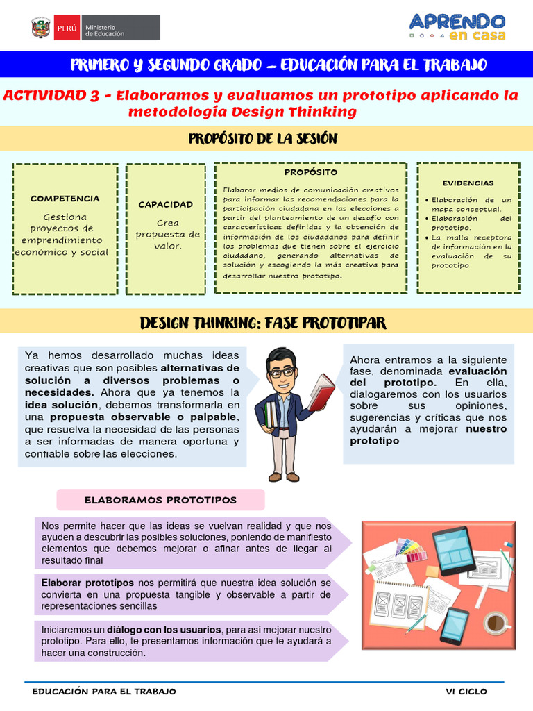 I Experiencia De Aprendizaje Act 3 1 Y 2 Grado Pdf Evaluación