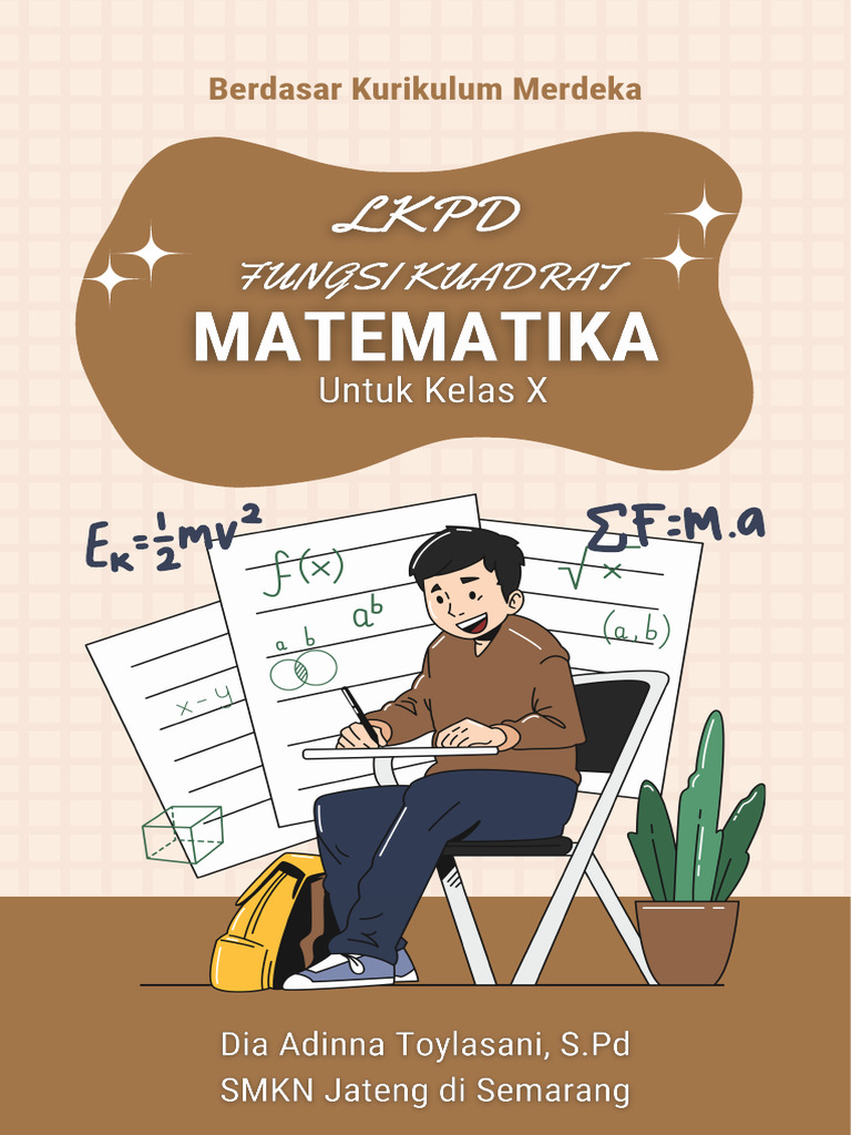 LKPD Matematika Pertemuan 1-Menggambar Grafik Fungsi Kuadrat-X TEI | PDF