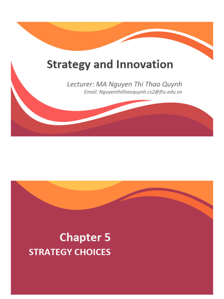 W7 - Strategic Positioning - Generic Framework | PDF