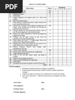 IV-Canulation - CheckList | PDF | Intravenous Therapy | Medical Treatments